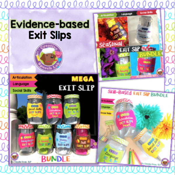 Using Exit Slips in Speech Therapy - Creative Speech Lab
