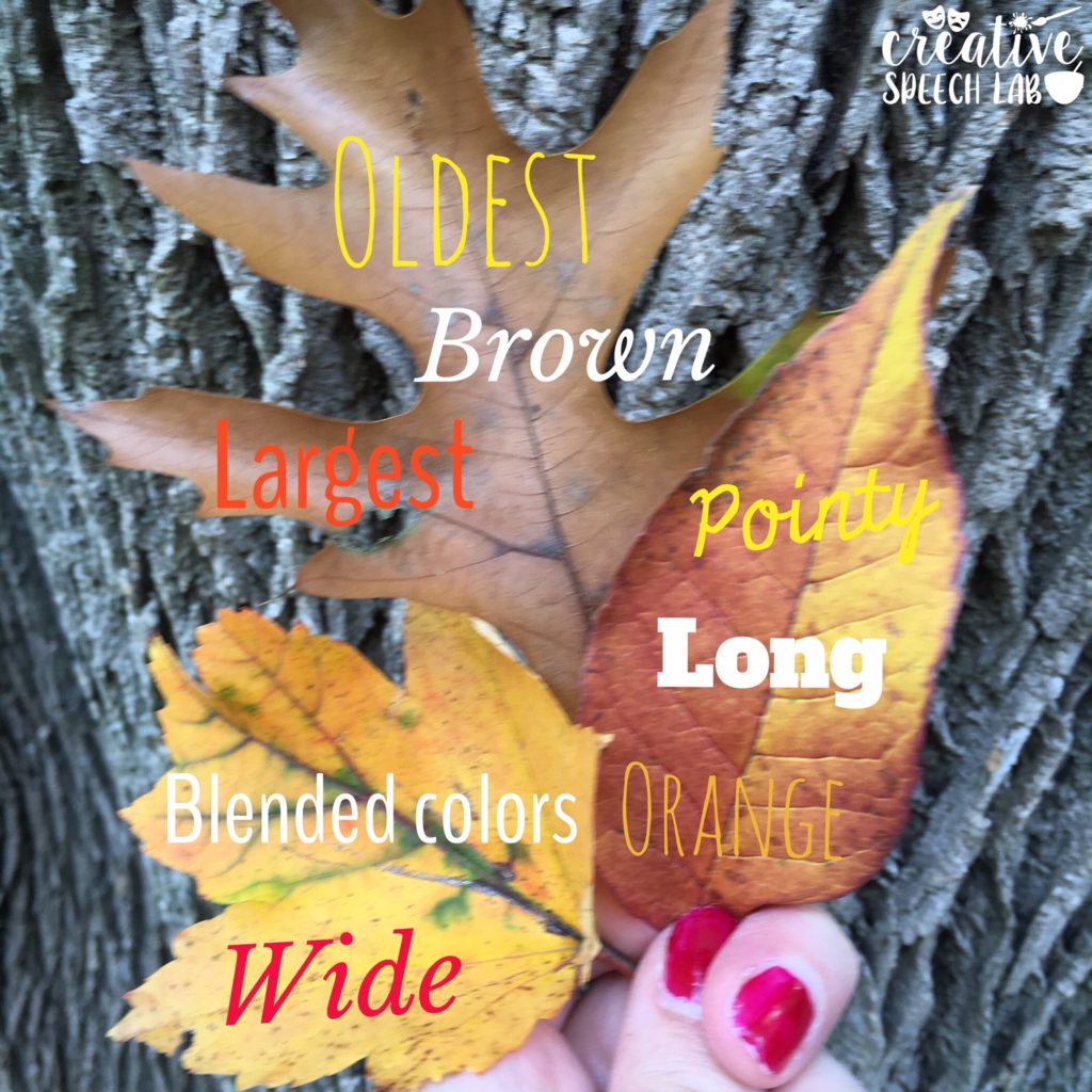 Bringing Fall Finds into Speech Therapy - Creative Speech Lab