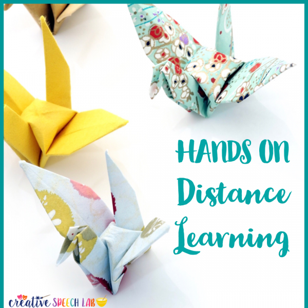 5 Hands On Distance Learning Activities for Speech & Language Skills ...