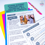 7 Evidence-Based Ways to Teach Vocabulary {Free Download!} - Creative ...