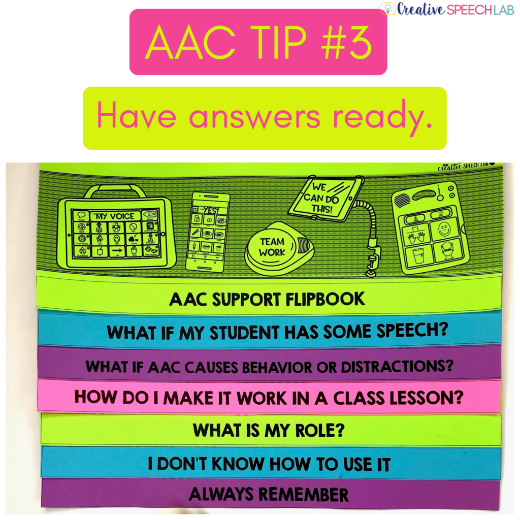 6 AAC Implementation Tips for your Team - Creative Speech Lab