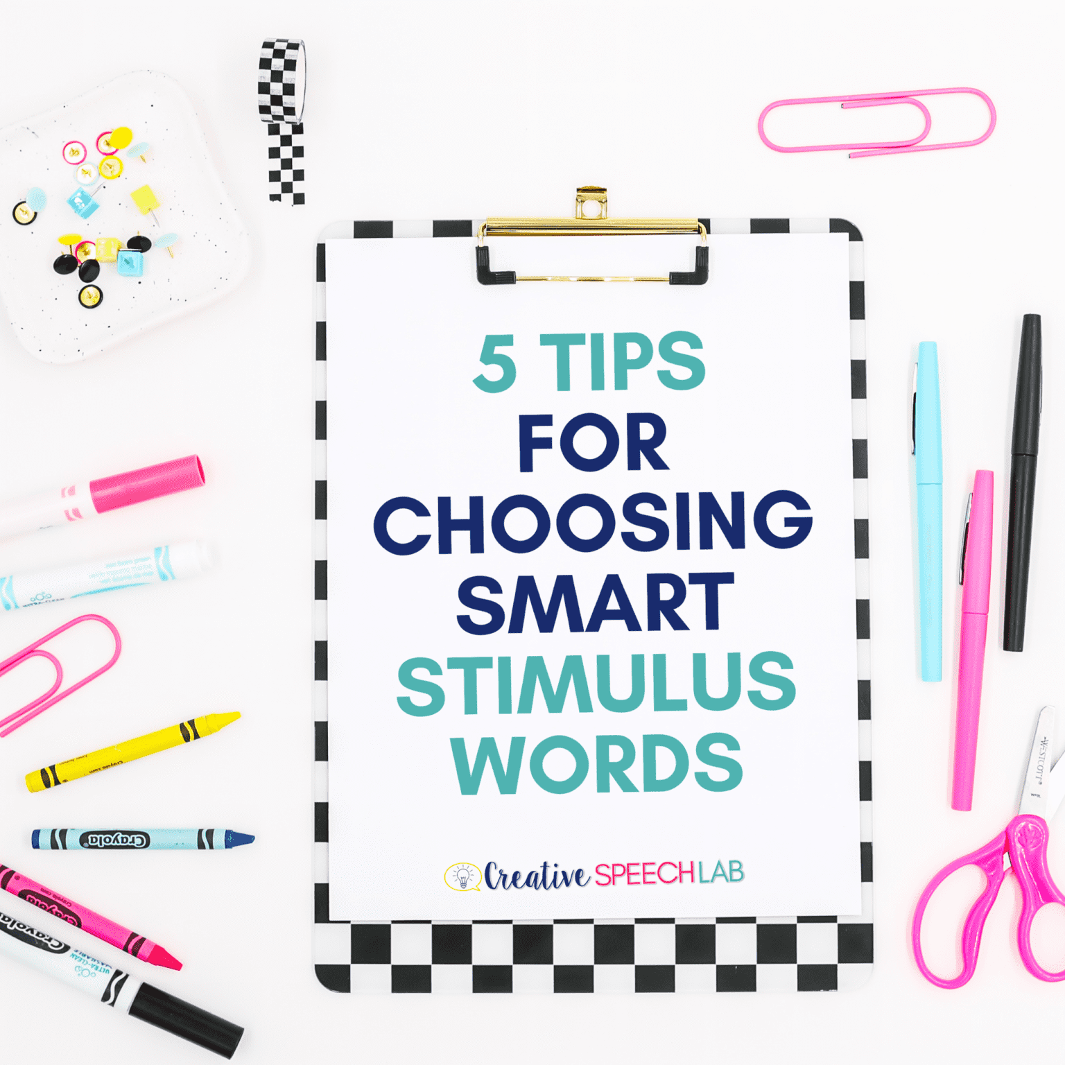 5 Tips for Choosing Smart Stimulus Words in Speech & Language Therapy ...