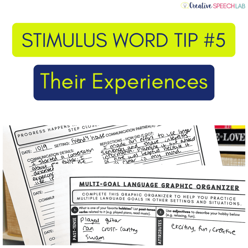 5 Tips for Choosing Smart Stimulus Words in Speech & Language Therapy ...